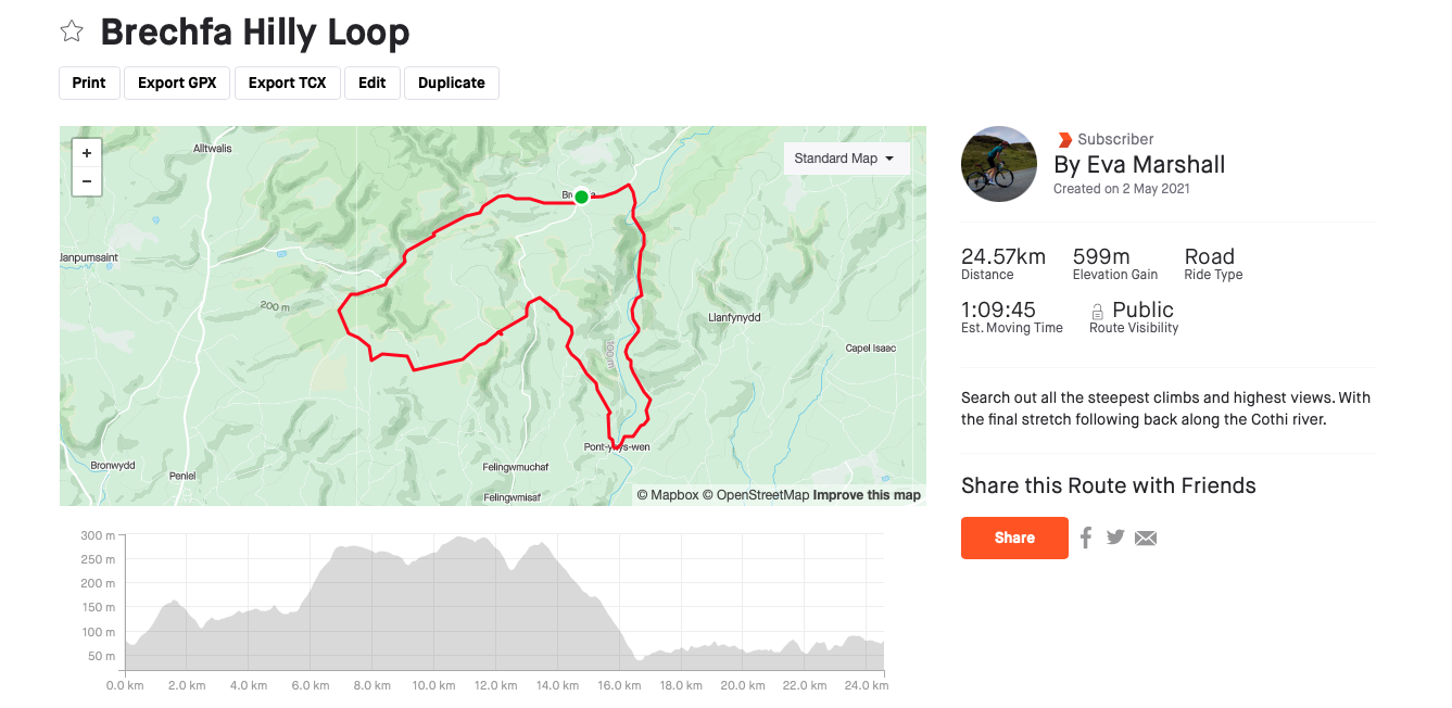 Routes - Brechfa Forest Cottages