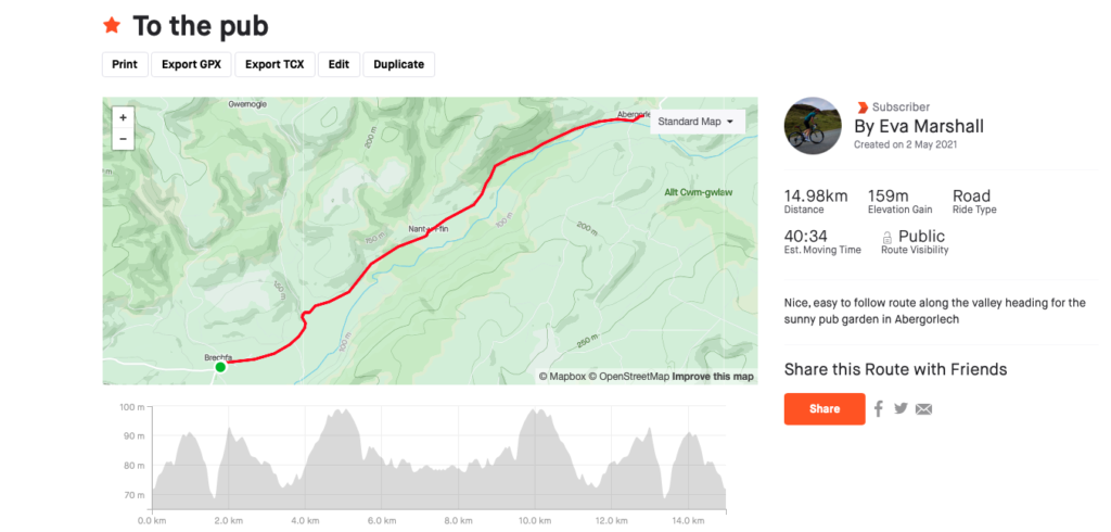 Routes - BrechfaForest.com